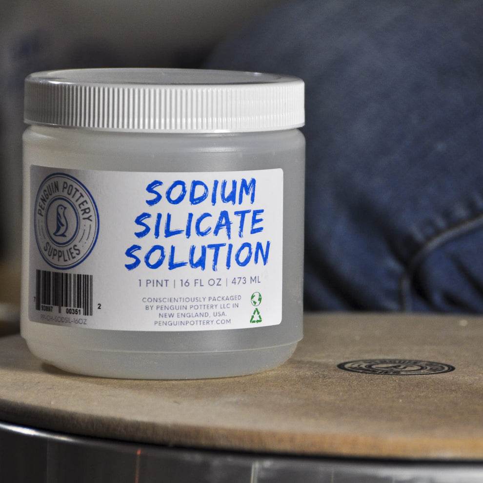 Penguin Pottery - Sodium Silicate for Pottery, Deflocculant, Liquid Gl